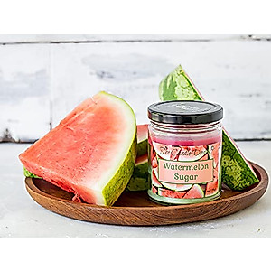 Watermelon Sugar - Juicy Watermelon Scented - Funny Double Pour 6 Oz Jar Candle - 40 Hour Burn Time - Poured in USA