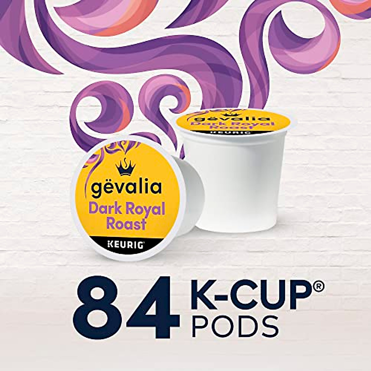 Gevalia Dark Royal Roast Dark Roast K-Cup Coffee Pods (84 Ct Box)