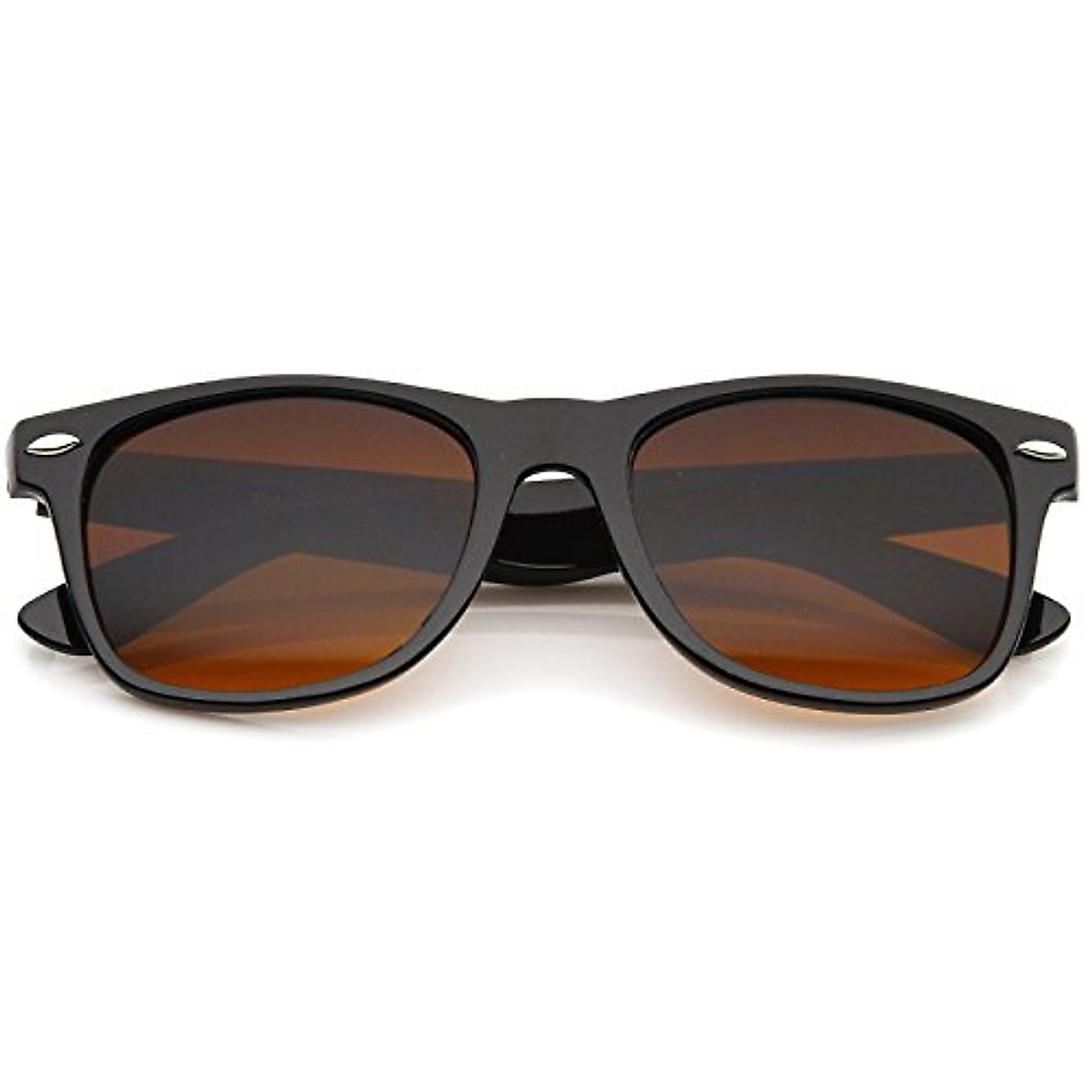 Blue Blocking Driving Wayfarers Sunglasses Amber Tinted Lens 8451