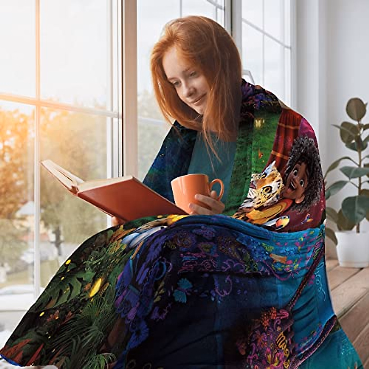 Blanket Soft Flannel Throw Blankets Lightweight Comfort Beach Blanket for Couch Sofa Bed Style1 60"x50"