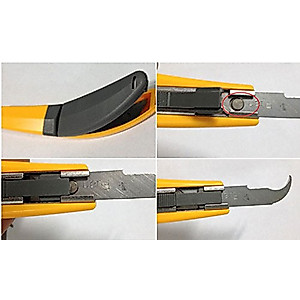 Multi-Use Acrylic Hook Knife Plastic PVC Cutter Craft Knife Cutting Plexiglass + 2 Blades