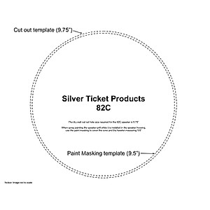 Silver Ticket Products 1 x Center, 1 x Left & 1 x Right in-Walls and 4 x in-Ceiling Surround Sound 7.1 Speaker Home Theater Bundle Package