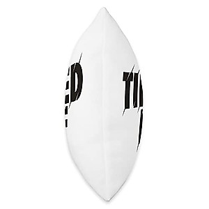 Funny Tired AF and Tired people gifts Tired AF Throw Pillow, 18x18, Multicolor