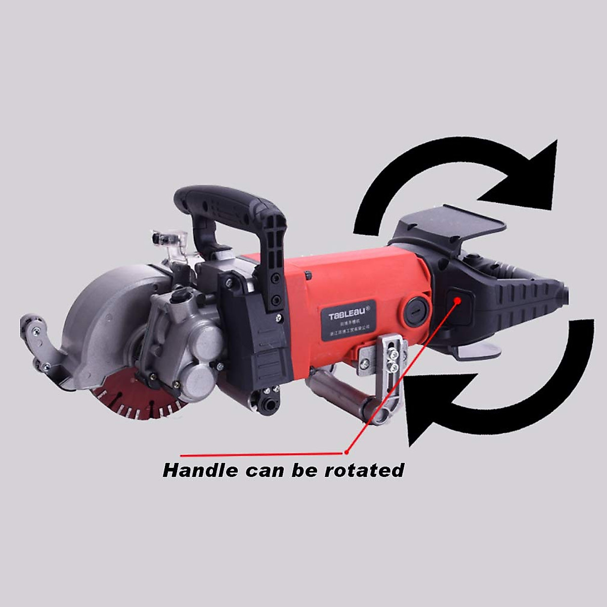 Wall Line Cutter Wire Slotting Marble Concrete Cutting Machine - Dustproof And Infrared Sighting - AC 110V