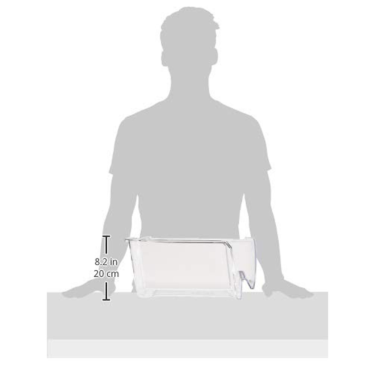 GE WR32X10697 Genuine OEM Crisper Drawer (Clear) for GE Refrigerators