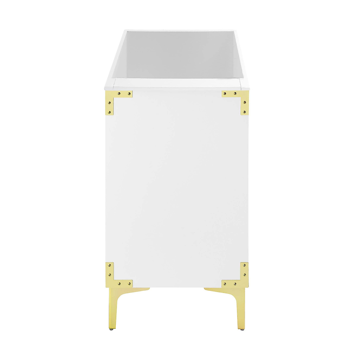 Swiss Madison Well Made Forever Voltaire 36" Single, Bathroom White with Gold Hardware Bath Vanity Cabinet