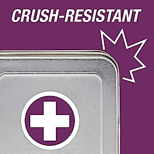 Family First Aid Kit by Coleman | 82 Piece First Aid Tin Kit | Small First Aid Kit for Car | Travel First Aid Kit | Sports First Aid Kit | Metal First Aid Kit for Camping, Hiking, or a Sports Bag