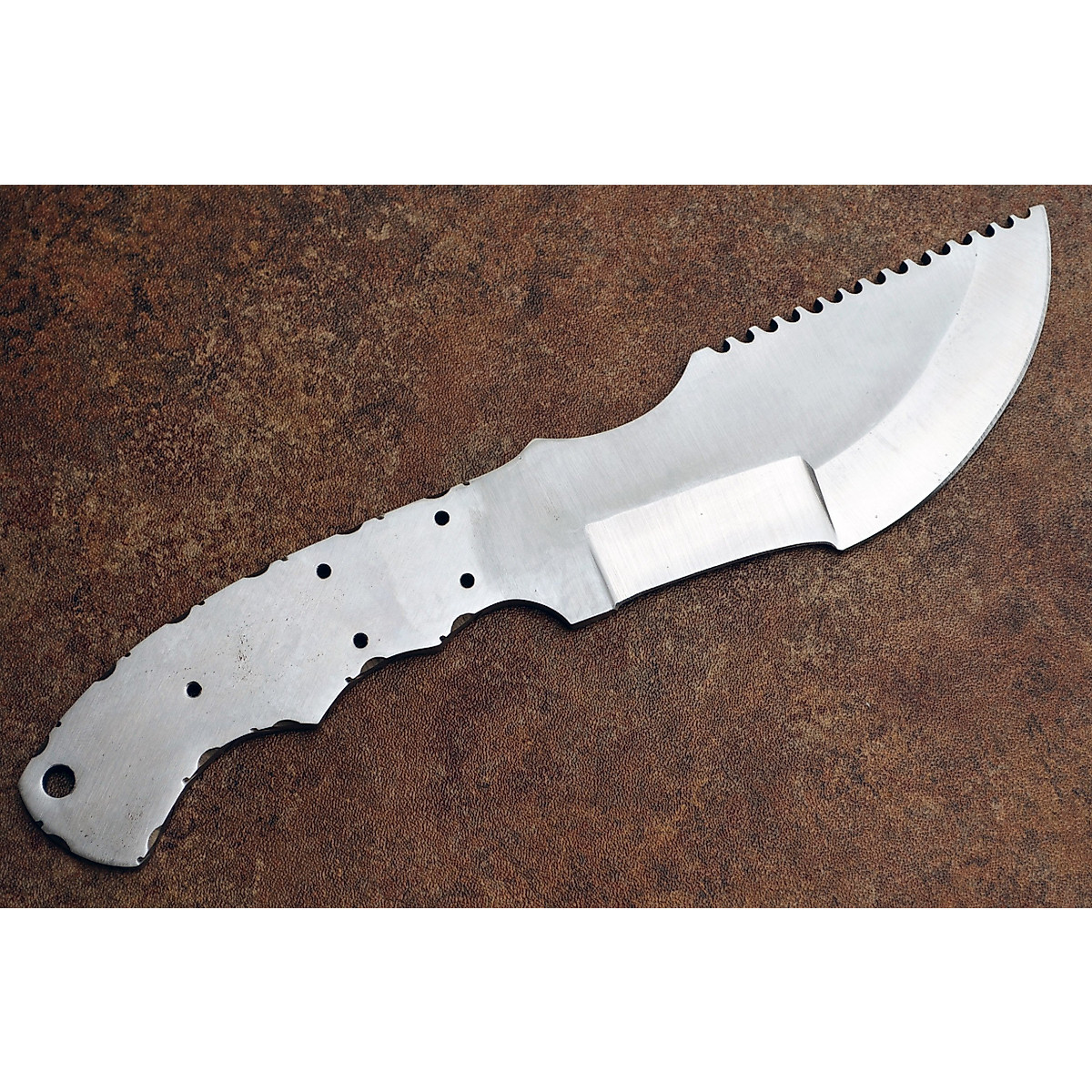 Whole Earth Supply Tracker D-2 Steel Knife Making Blank Blade Hunting Skinning Skinner D2 Knives