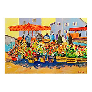 Flower Market in Tangiers, Morocco