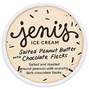 JENIS SPLENDID ICE CREAMS Salted Peanut Butter with Chocolate Flecks, 1 PT