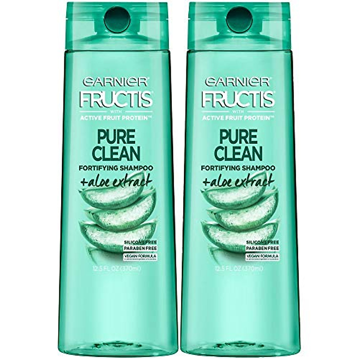 Garnier Hair Care Fructis Pure Clean Shampoo, 12.5 Fl Oz, 2 Count