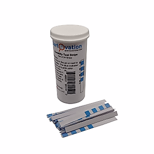 4 Pad Cobalt Chloride Humidity Test Strip 20% - 80% Humidity [Vial of 50 Strips]