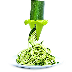 Joie Veggie Spiralizer kitchen gadget, Standard, Green