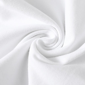 LYSMuch Toddler Baby Girls Ruffle Sleeve Shirt Plain Solid Sleeveless Tshirt Top Blouse Kids Casual Clothes(White, 3-4T)