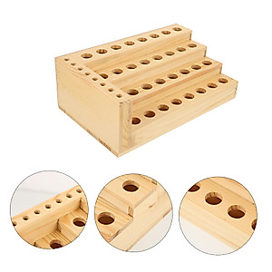 AUTSUPPL Paint Box Storage Rack Art Organizer and Storage Craft Paint Storage Acrylic Paint Storage Organizer Acrylic Paint Holder Craft Paint Organizer Miniature Paint Rack Wood