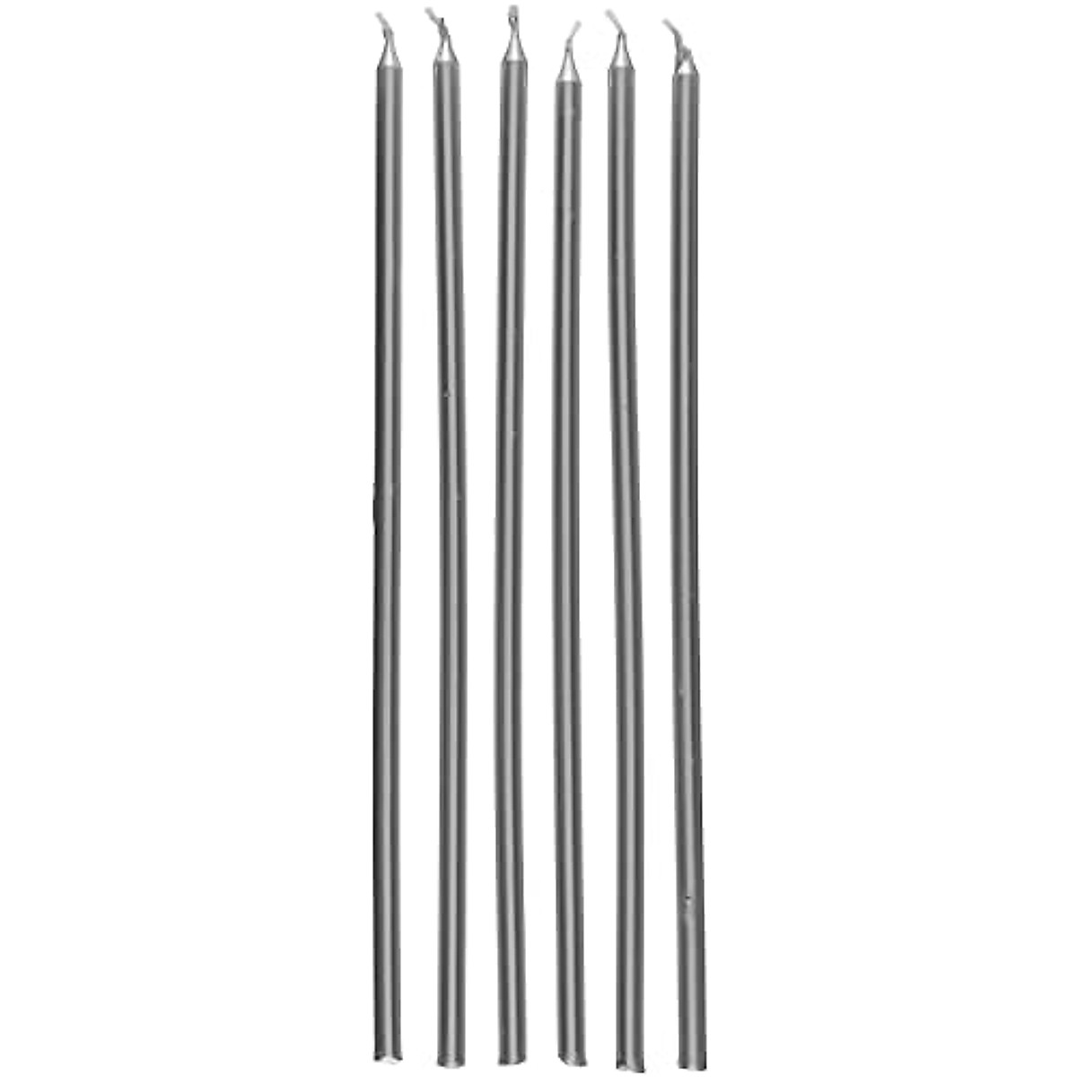 Meri Meri Silver Long Candles (Pack of 16)