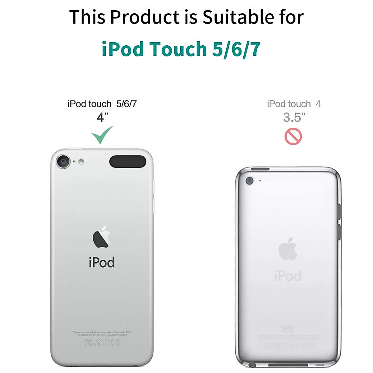 AIRWEE iPod Touch 7 Case,Touch 6/5 Case, Slim Back Cover Hard Plastic Protector Case for Apple iPod Touch 5th/6th/7th Generation,American Flag …