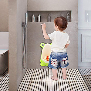 New Cute Frog Potty Training Urinal with Drain Tube for Boys, Tomorotec Kids Urinal Trainer with Funny Aiming Target