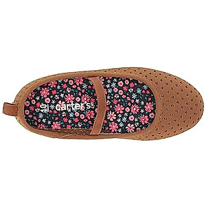 Carter's Easton Dress Shoe, Brown, 1 US Unisex Big Kid