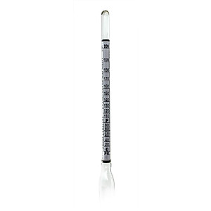 Hydrometer - Alcohol, 0-200 Proof and Tralle & Twin Bubble Airlock and Carboy Bung (Pack of 2)