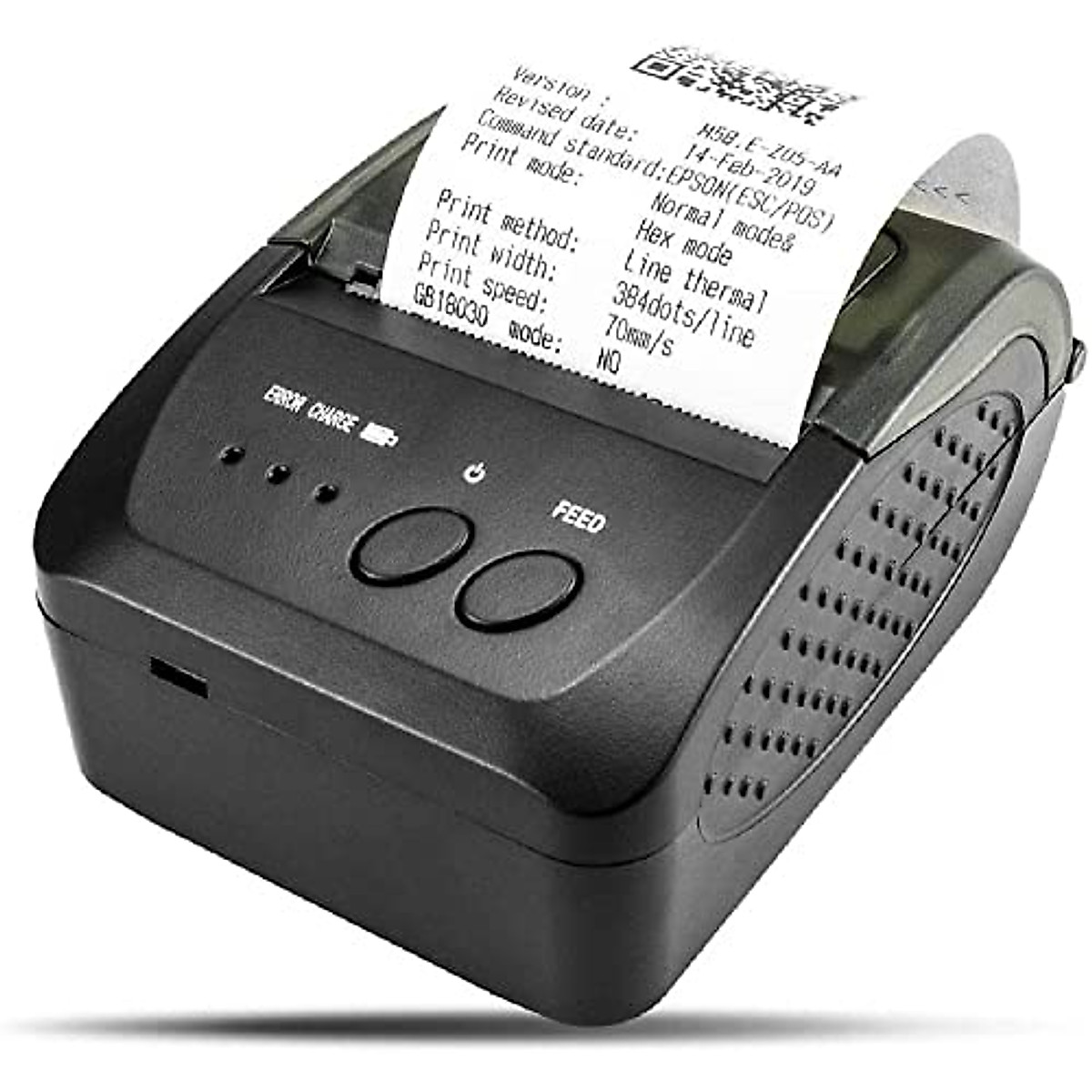 NETUM Bluetooth Receipt Printer, 58mm Mini Thermal POS Printer Portable Personal Bill Printer 2 inches for Restaurant Sales Retail Compatible with Android