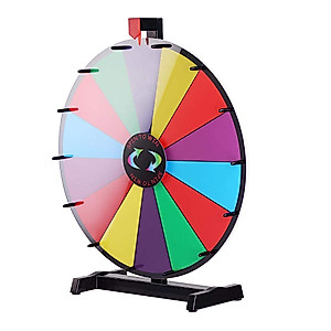 WinSpin 19"x30" Prize Drop Board Game and 24" Tabletop Spinning Prize Wheel Bundle