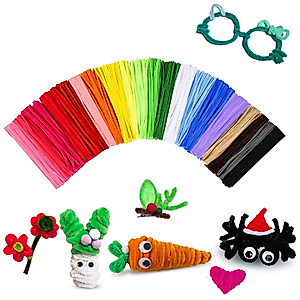 Pipe Cleaners Craft Bulk,Kids Toys & Games,Christmas Gifts,Arts Crafts,Chenille Stems Art Supplies for Projects Creative DIY Room Decor,Christmas Decorations,Juegos Para Niños Fidget Toys for Ages 5-7