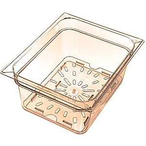 Carlisle FoodService Products 1043513 StorPlus High Heat Drain Shelf, Half Size, Amber