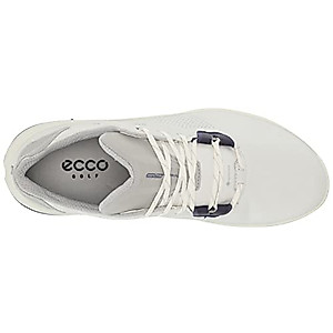ECCO Men's Biom G5 Gore-TEX Waterproof Golf Shoe, White/Blue Depths, 11-11.5