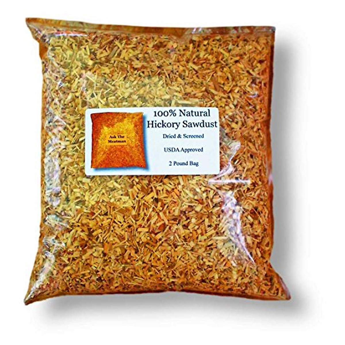 Natural Hickory Sawdust (2.0 Lb)