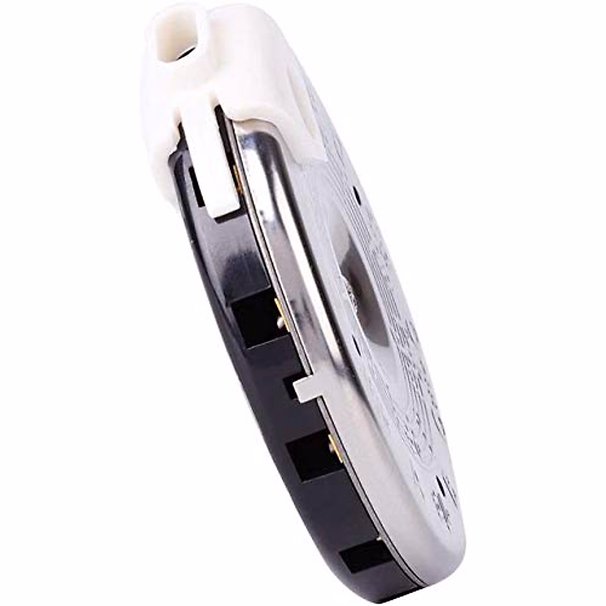 Jiayouy F- F Pitch Pipe Tuning-Devices Chromatic 13 Tone Pitch Pipe Tuner for Violin Ukulele Guitar Mandolin Banjo Bass Chrome-Plated