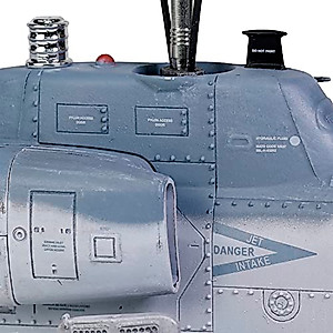 Forces of Valor Waltersons FOV-820004A-1 1:48 Scale Bell Textron Licensed AH-1W Cobra Helicopter with NTS Exhaust Army Super Diecast Military Collectible, US Navy Blue, One Size