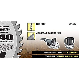 Timberline - 6-1/2"X40Tjab Saw (Crain 836) (65044)