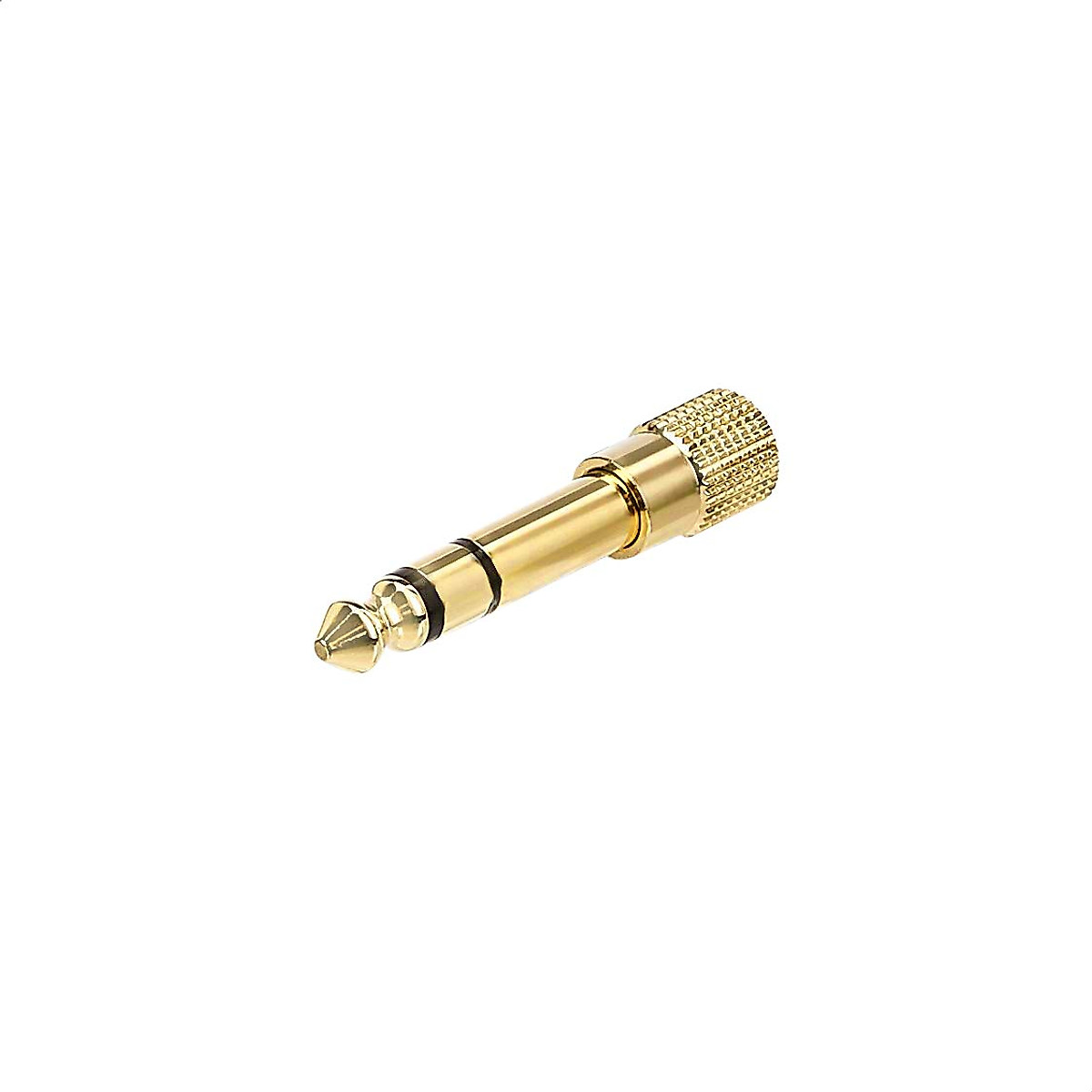Amazon Basics Gold Plated 6.35mm 1/4 Male to 3.5mm 1/8 Female Stereo Headphone Adapter - 5-Pack