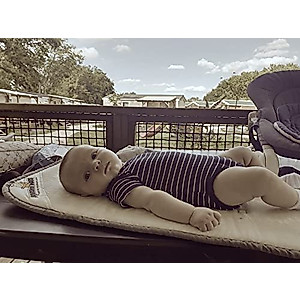 Skinny Mini Diaper Changing Mat - The Ultimate Memory Foam Diaper Changing Pad (16" x 32")