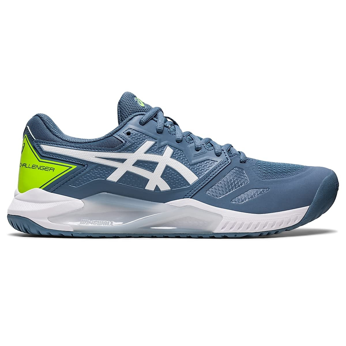 ASICS Men's GEL-CHALLENGER 13 Tennis Shoes, 9.5, STEEL BLUE/WHITE