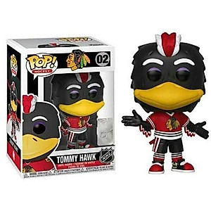 POP! Sports NHL Mascots Tommy Hawk Chicago Blackhawks Action Figure (Bundled with Pop Shield Protector to Protect Display Box)