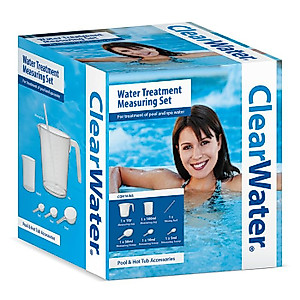 Clearwater CH0032 Measuring Set for Swimming Pool and Hot Tub Chemical Treatment, Transparent