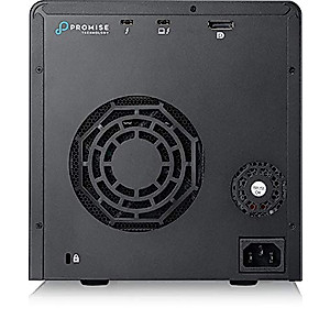 Promise Technology Pegasus32 R4 16TB (4x4TB) Hybrid Thunderbolt 3 or USB32 Direct Attached RAID Storage, High Performance External Hard Drive (P32R4HD16US)