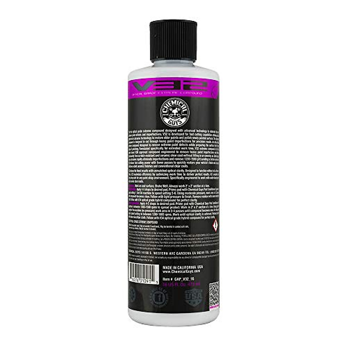 Chemical Guys Gap_V32_16 V32 Optical Grade Extreme Compound (16 oz)