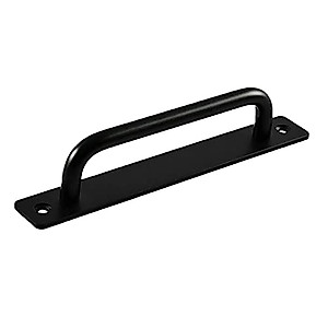 N/A Door Handle Pull and Flush Hardware Set Wood Door Handle Furniture Hardware for Cabinet Cupboard Interior Door (Color : D)