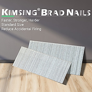 18 Gauge 1/2-Inch Brad Nails - 5,000 Count - F12 Galvanized Finish Nails for 18GA Brad Nailers