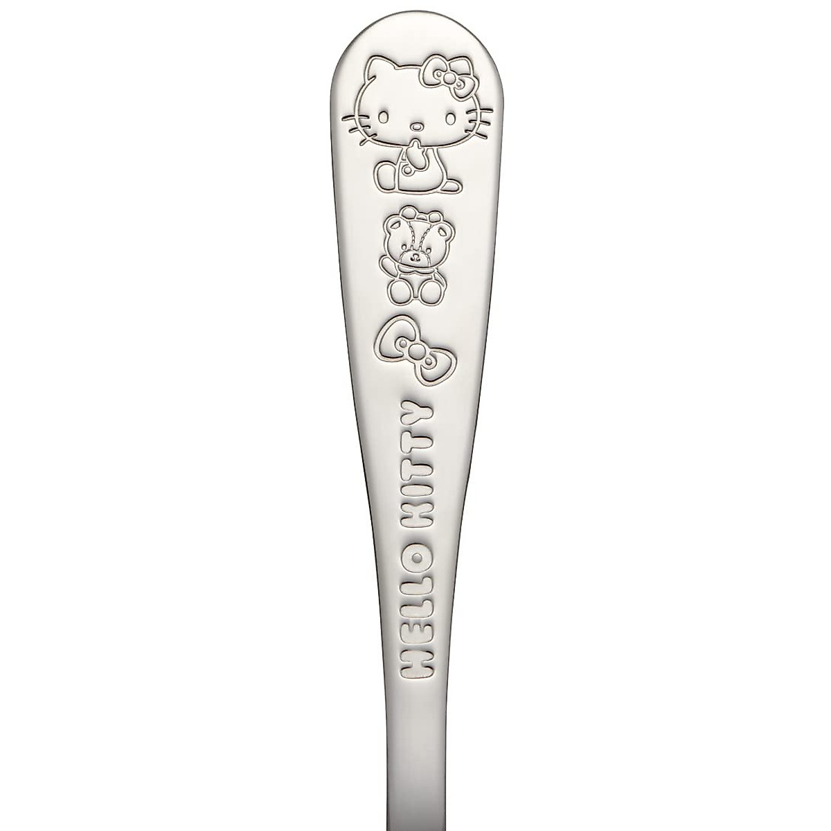 Skater SS1C-A Stainless Steel Spoon for Adults, Engraved Hello Kitty Sanrio