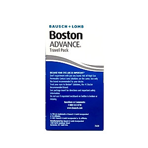 Bausch & Lomb Boston Advance Formula Travel Pack 1 Each (Pack of 4)