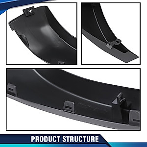 PIT66 New Front Driver Side Left Bumper End Cap Compatible With Toyota Tacoma 2WD/4WD (except X-Runner) Fender Flare Extension 2005-2011 5211304020