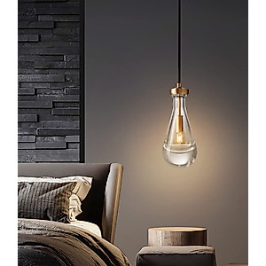 Mingfitow Pendant Lights Pendant Light fixtures Pendant Lights Kitchen Island pendent Light Glass Pendant Light Modern Pendant Light Raindrop Lights rain Lights Raindrop Chandelier