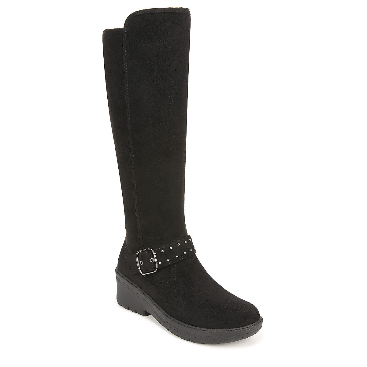 BZees Women's Brandy 2 Washable Comfort Knee High Boot Black 10 W