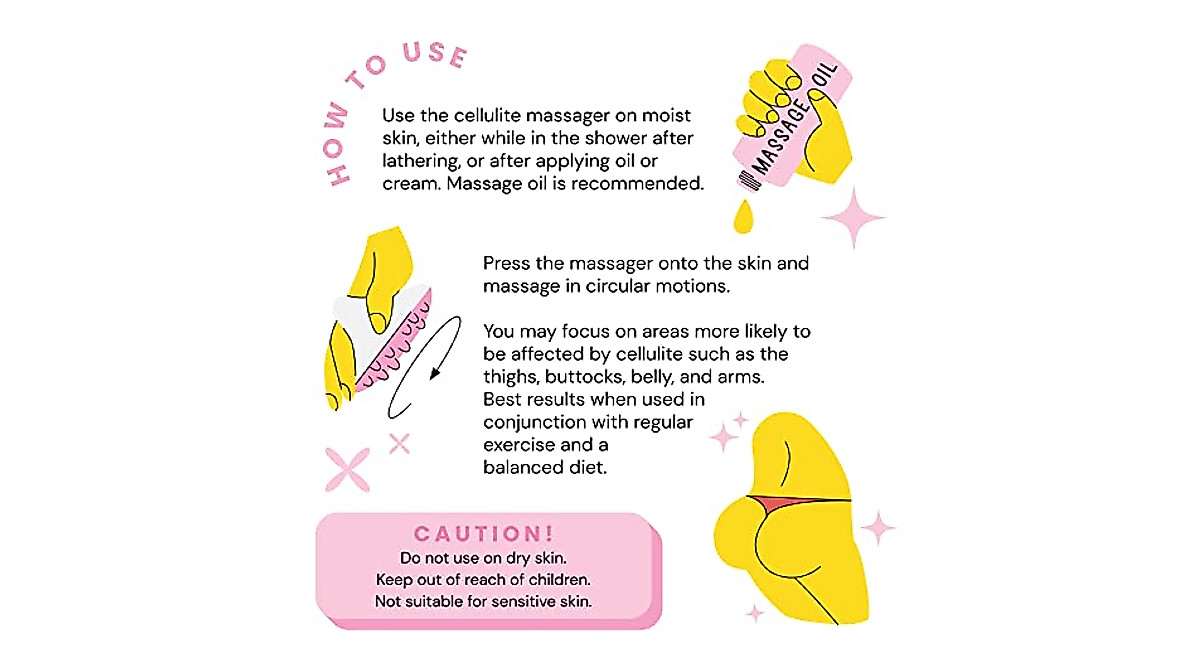 Scala Silicone Anti Cellulite Massager for Smoother Skin