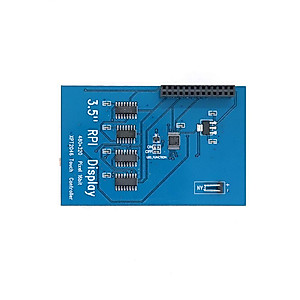 Treedix 3.5 inch TFT Touch Screen Module 320x480 Resolution LCD Display Compatible with Raspberry Pi 4B/3B/3B+ with Touch Pen ABS Case and Cooling Fan Compatible with Raspberry Pi 4B