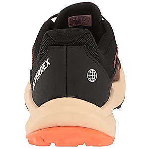 adidas Men's Terrex Trailrider Trail Running Shoe, Impact Orange/White/Black, 10